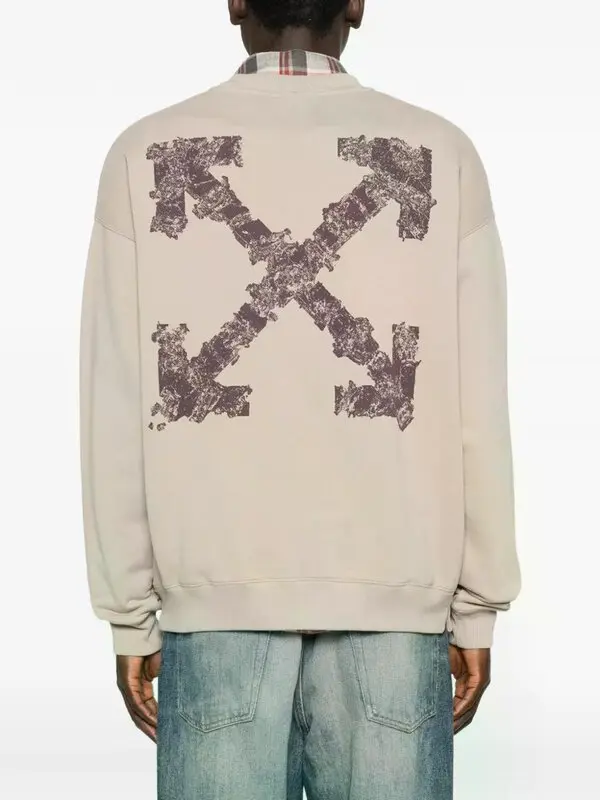 Off-White Logo Crew-neck Sweatshirt