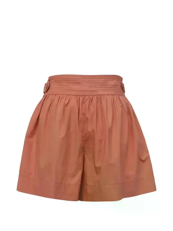 Ulla Johnson Jodi Belted Poplin Shorts
