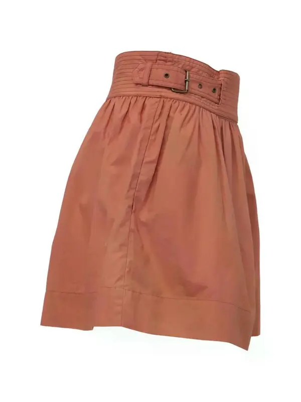 Ulla Johnson Jodi Belted Poplin Shorts