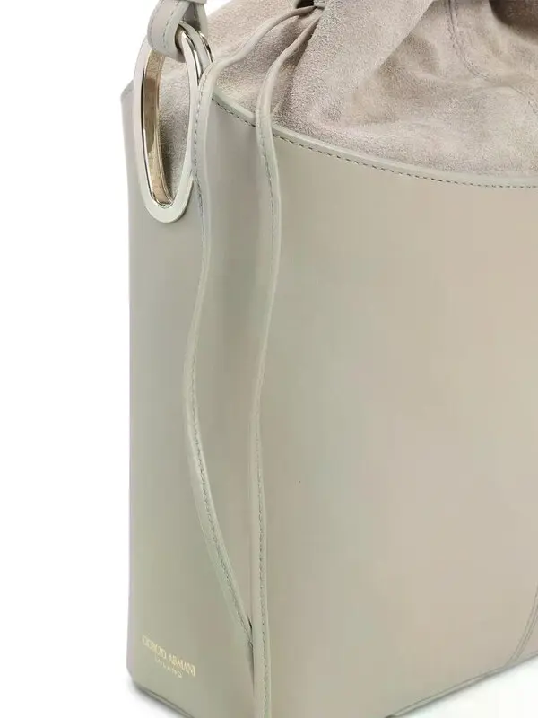 Giorgio Armani Logo-detail Drawstring Bucket Bag