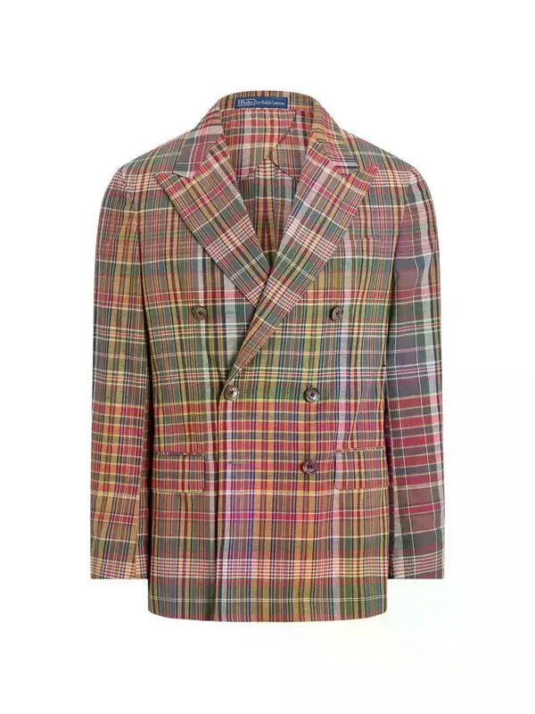 Polo Ralph Lauren Double-breasted Checked Jacket