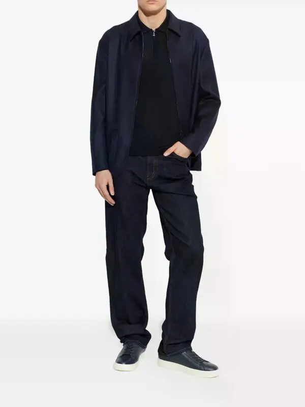 Giorgio Armani Herringbone Shirt Jacket