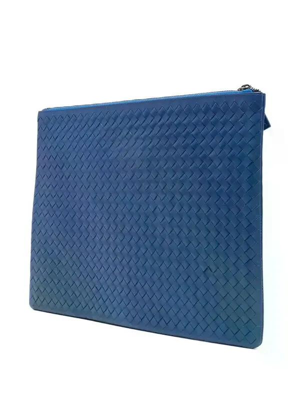 Dragon Diffusion Woven Zip Clutch