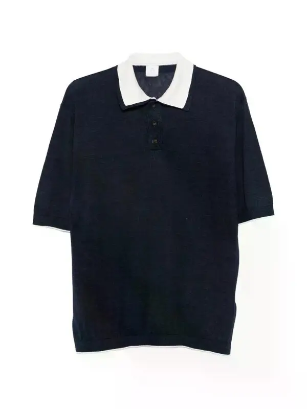 Eleventy Trim-collar Polo Shirt