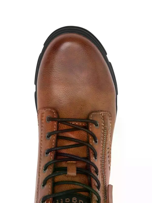 BUGATTI Lace-up Zip Booties
