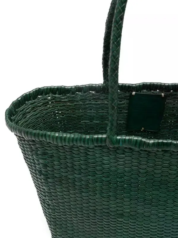 Dragon Diffusion Big B Weave Woven Top-handle Tote Bag