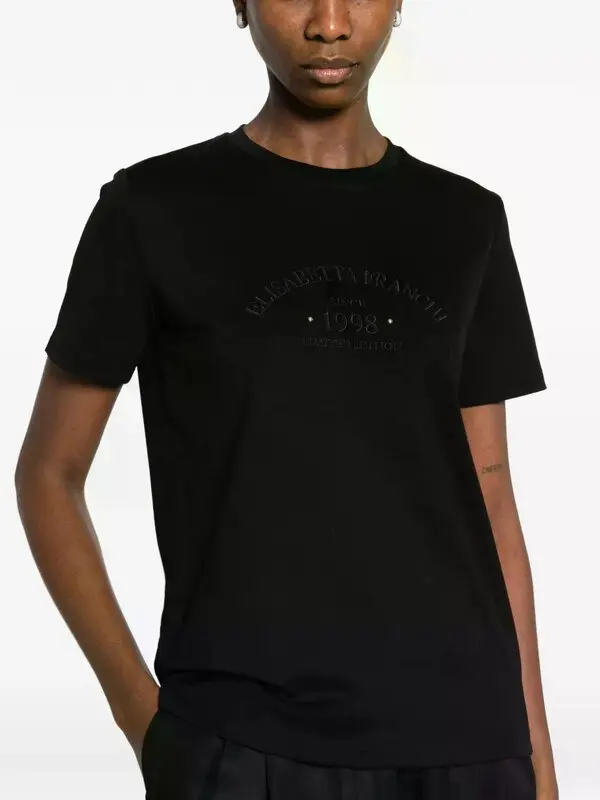 Elisabetta Franchi Logo T-shirt