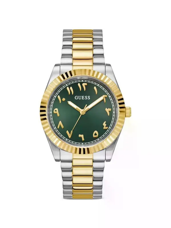 Guess 42mm Two-tone Watch - Green