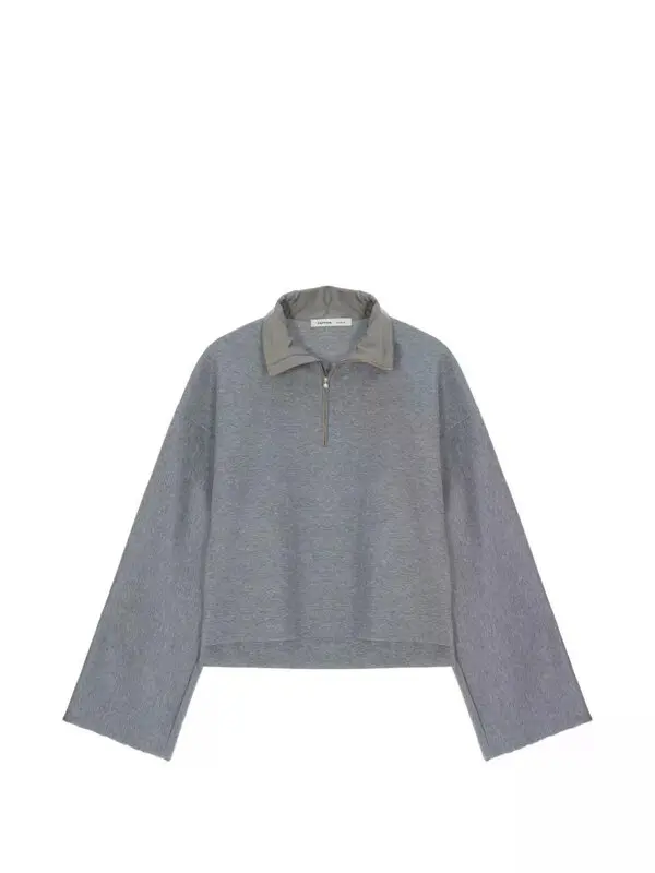 Carven High-neck Half-zip Sweatshirt