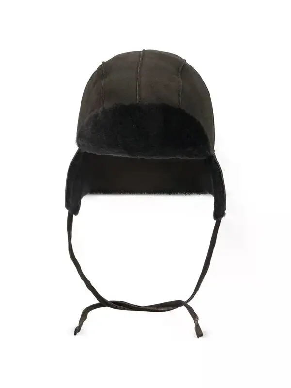Auralee Earflap Trapper Hat - Brown