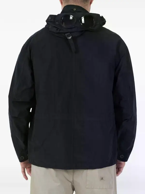 C.P. COMPANY Goggle Hood Jacket - Black