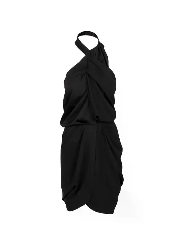 Balenciaga Backless Halterneck Mini Dress