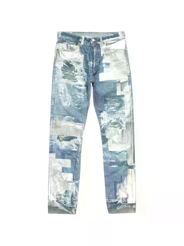 Acne Studios Patchwork Straight Jeans