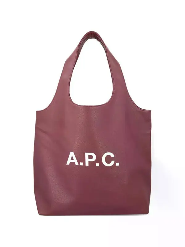 A.p.c. Logo-print Shoulder Bag - Red
