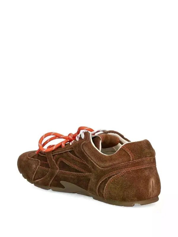 NOKWOL Atlas Panelled Suede Sneakers