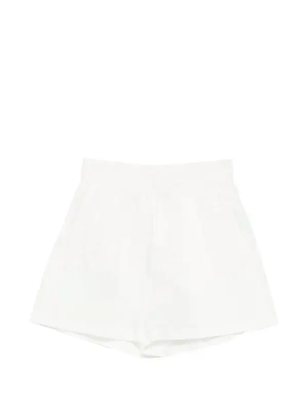 P.a.r.o.s.h Elasticated Waistband Shorts - White