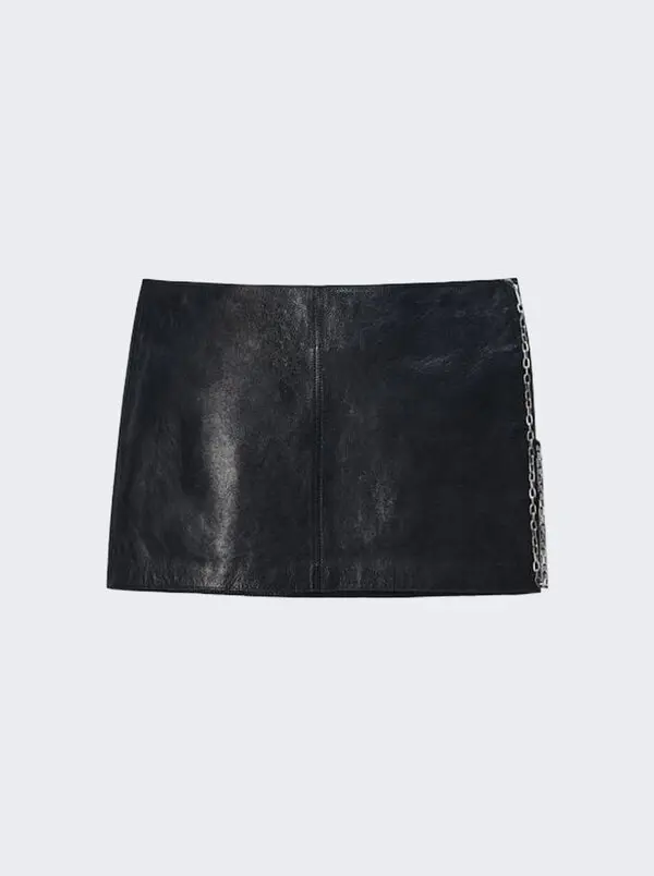 Alexander Wang Low-rise Mini Leather Skirt
