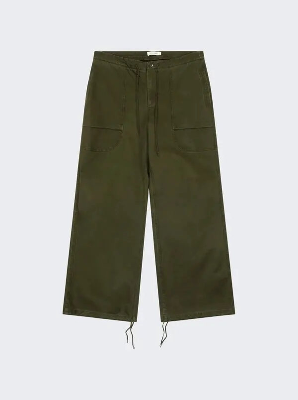 ENTIRE STUDIOS Wide Leg Cargo Pants - Green