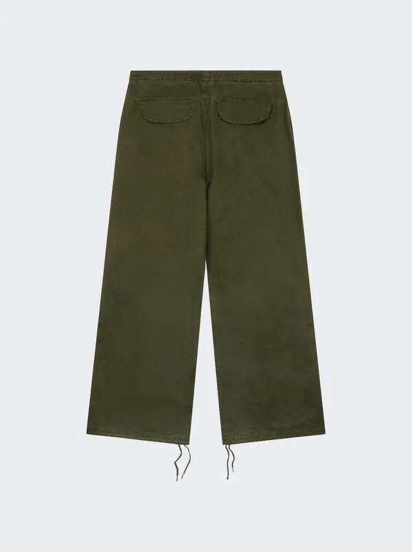 ENTIRE STUDIOS Wide Leg Cargo Pants - Green