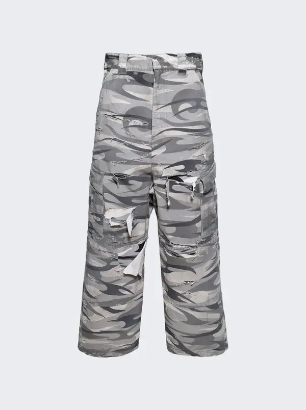 Balenciaga Large Camouflage Cargo Pants