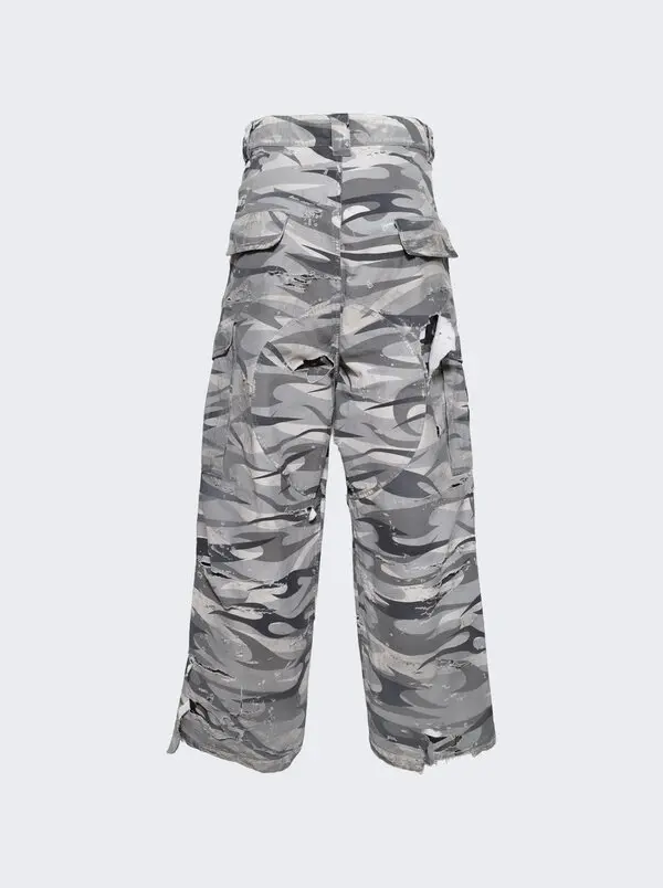 Balenciaga Large Camouflage Cargo Pants