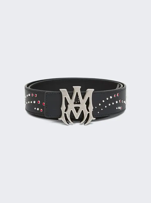 Amiri Ma Studded Leather Belt - Black