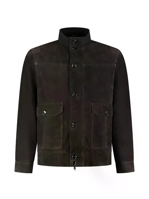 Brioni Buttoned Bomber Jacket