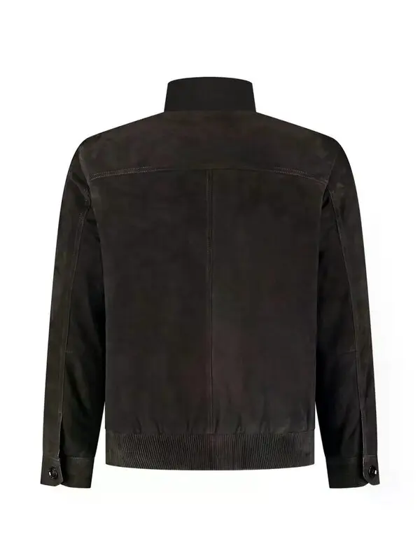 Brioni Buttoned Bomber Jacket