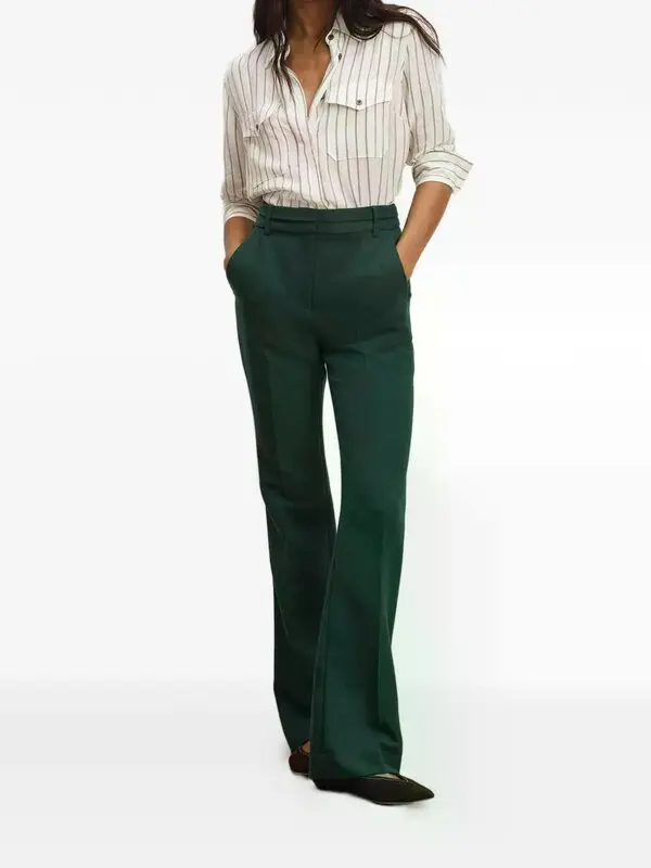 Veronica Beard Melvin Tailored Trousers - Green