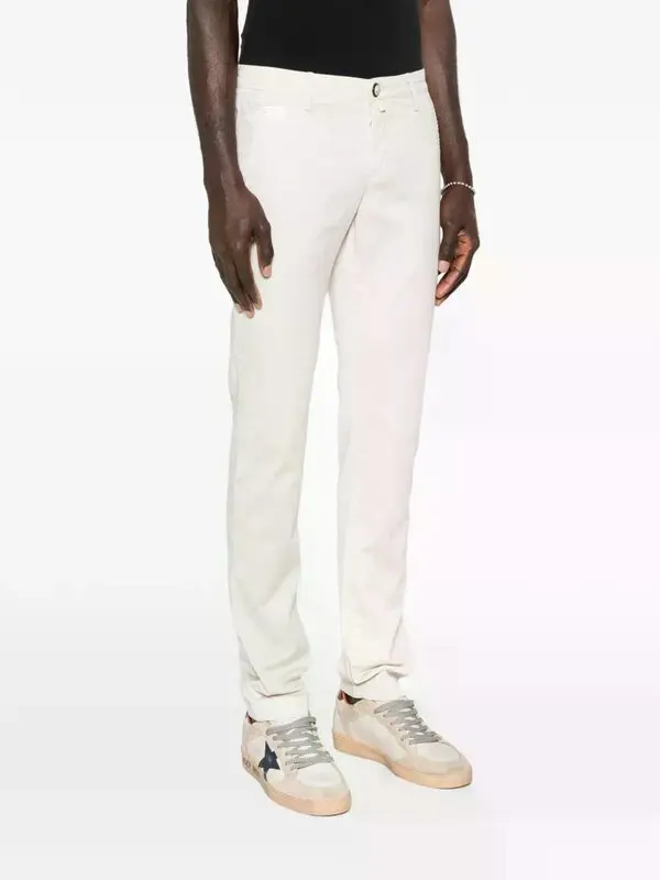 Jacob Cohen Straight Leg Trousers - Neutrals
