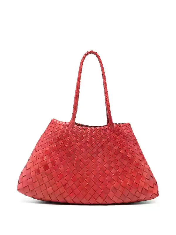 Dragon Diffusion Big Santa Crocce Woven Tote Bag - Red