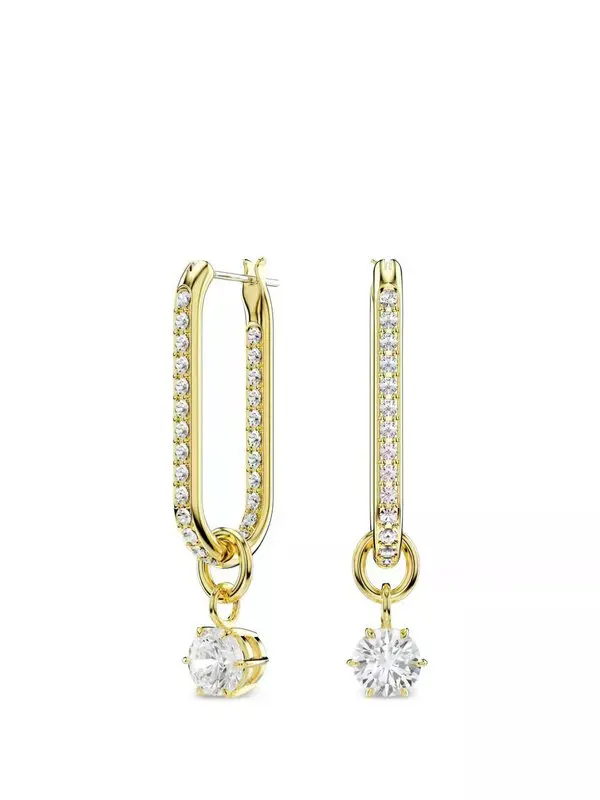 SWAROVSKI Constella Embellished Hoop Earrings