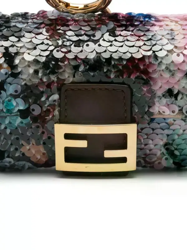 Fendi Nano Baguette Crossbody Bag