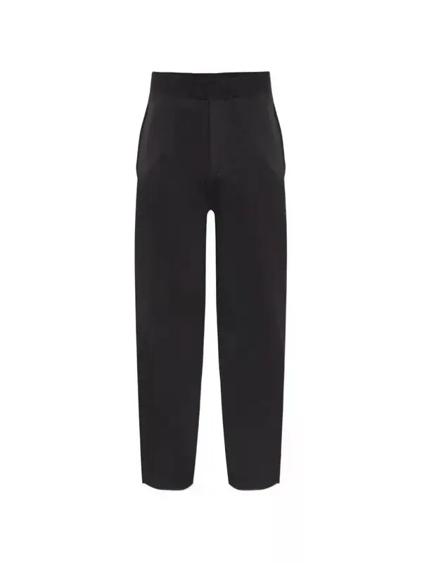 Emporio Armani Loose Fit Trousers - Black