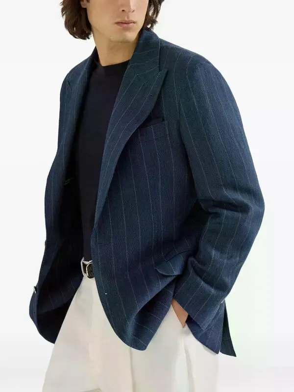 Brunello Cucinelli Pinstriped Blazer