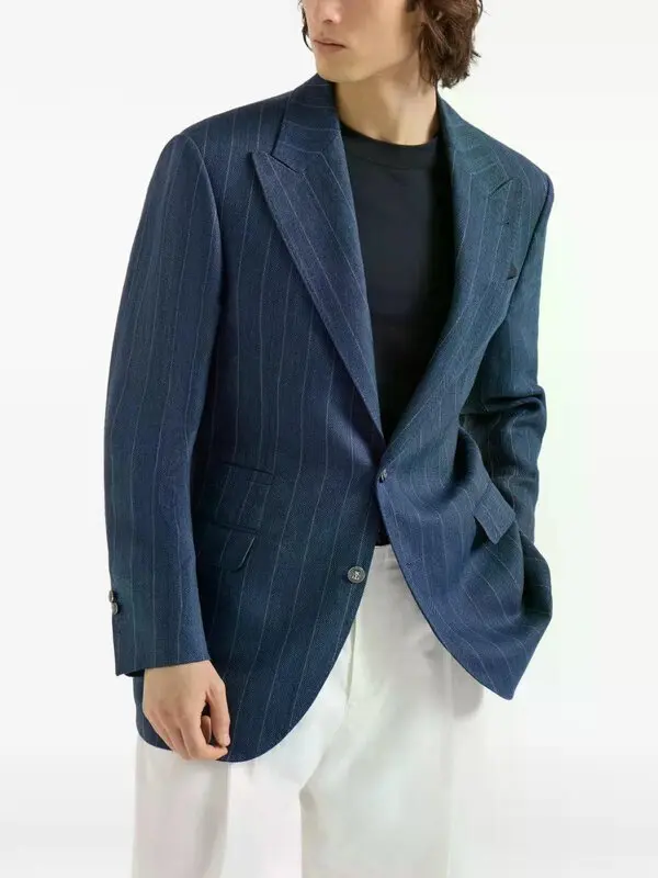 Brunello Cucinelli Pinstriped Blazer