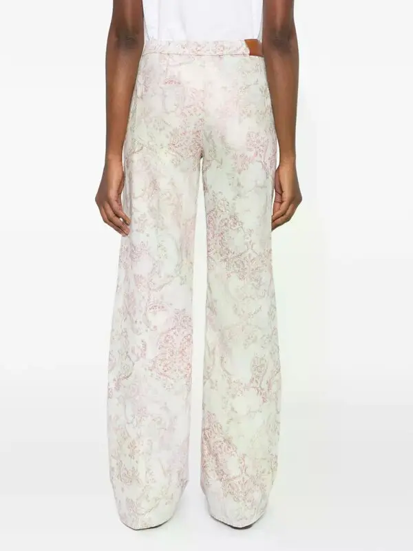 FORTE_FORTE Floral-print Trousers