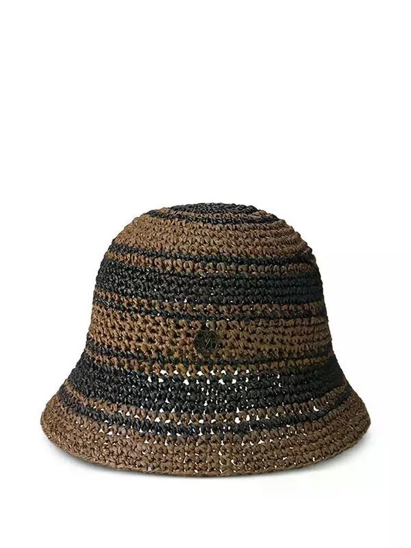 MAISON MICHEL Clem Bucket Hat - Brown