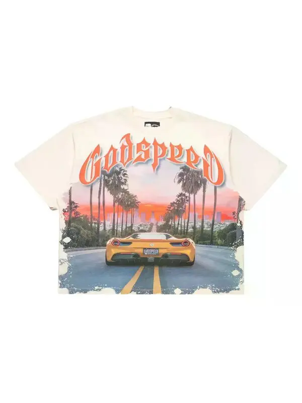 GODSPEED Sunset Blvd T-shirt - White