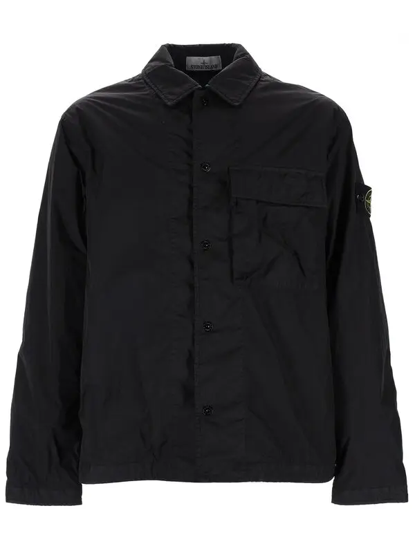 Stone Island Padded Overshirt - Black