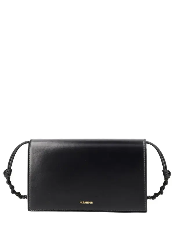 JIL SANDER Tangle" Wallet With Logo - Black