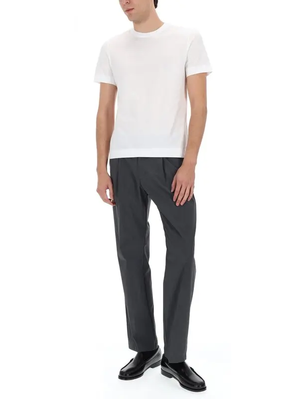 Herno Wool Blend Tailored Trousers - Grey
