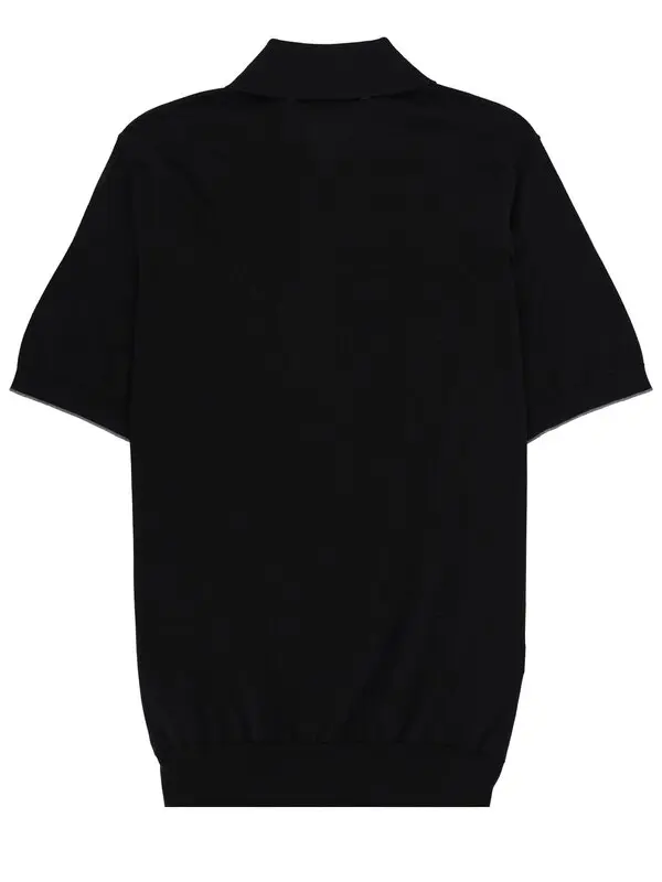 Brunello Cucinelli Cotton Polo Shirt - Black