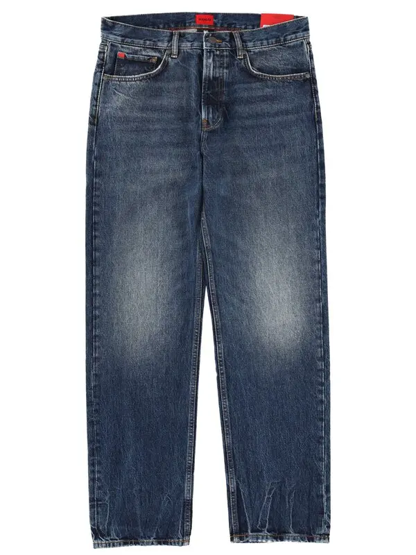 Hugo Cotton Denim Jeans - Blue