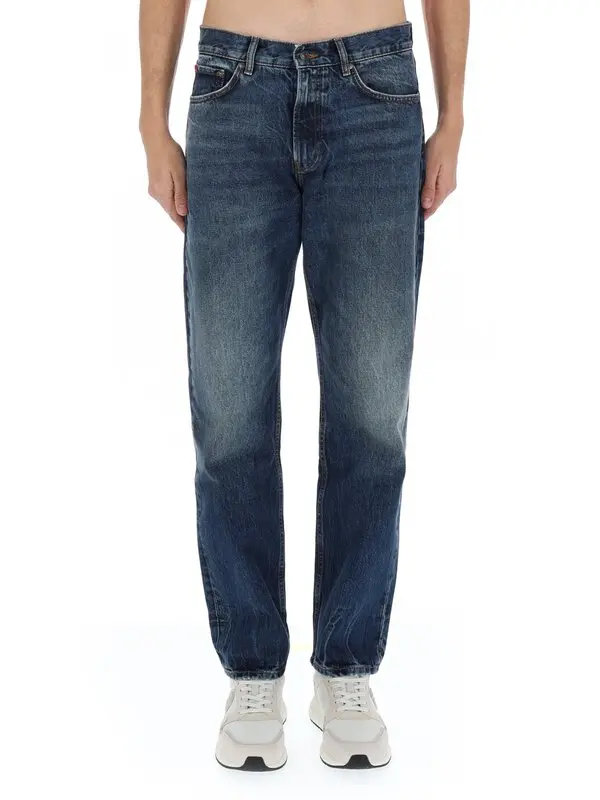Hugo Cotton Denim Jeans - Blue