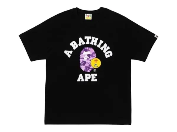 A BATHING APE Taipei 19th Anniversary Head Tee Shirt - Black