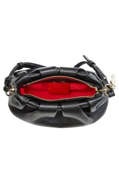 CHRISTIAN LOUBOUTIN Mini Eva Leather Crossbody Bag - Bk01 Black