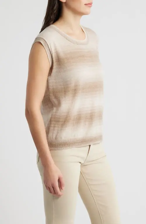 CITY BLUES Sleeveless Knit Top With Wrapped Back