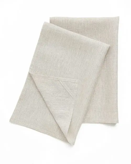 SOLINO HOME Linen Kitchen Towelskitchen Linen - Light Natural