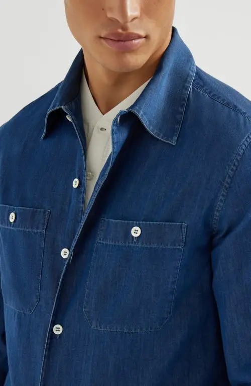 Brunello Cucinelli Lightweight Denim Shirt
